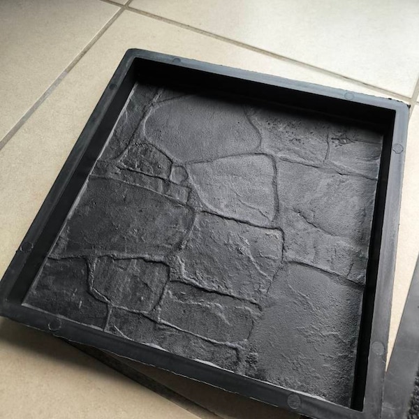 Mold for Concrete Paving Slabs, Stone Pattern, Concrete Garden ...