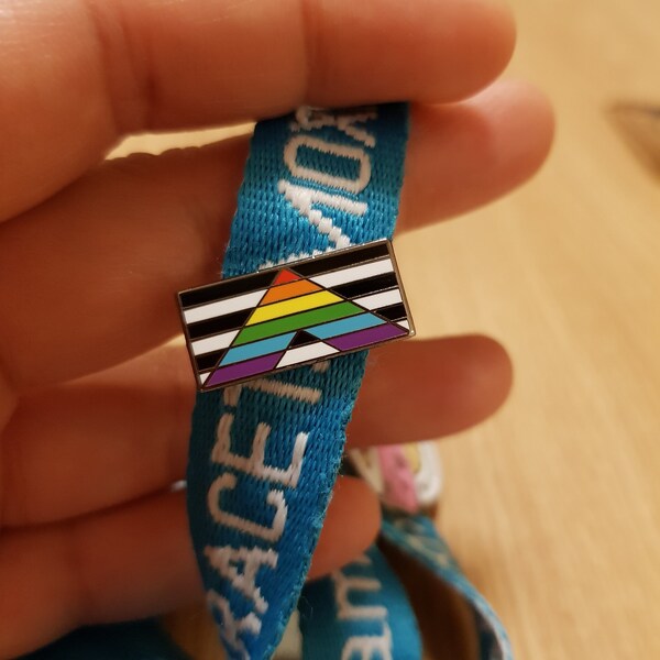 LGBT Ally Flag Pin — Enamel Badge Gay Pride Lapel Straight Sticker ...