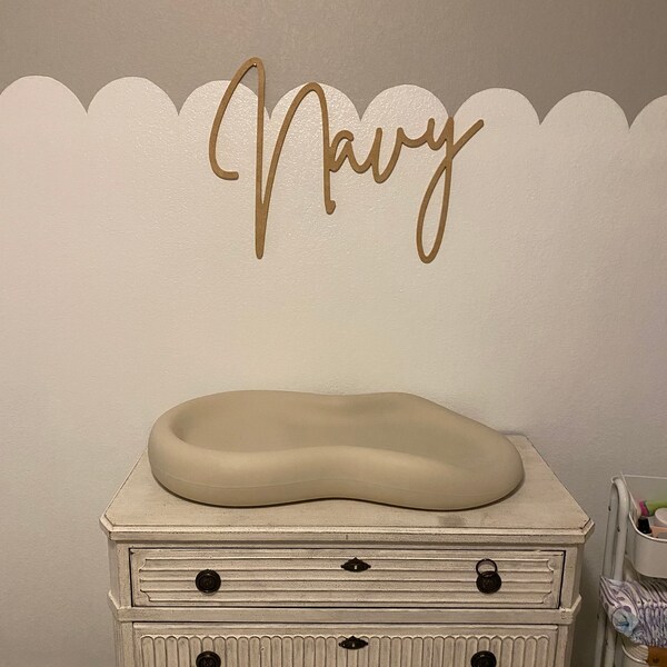 Nursery Name Sign, , Nursery Sign, Over Crib Sign, Nursery Letters ...