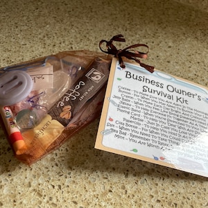 Manager's Survival Kit Fun Novelty Gift & Card Xmas Present Birthday ...