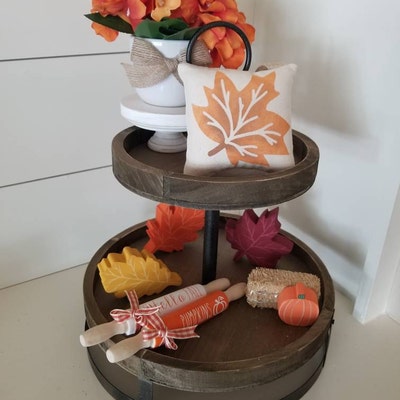 Hello Fall Tiered Tray Decor - Etsy