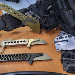 Tactical Flathead Prybar Screwdriver Breacher With IWB Kydex - Etsy