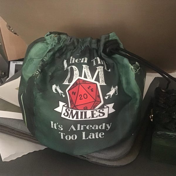 Eight Section Dice Bag Sewing Pattern: Dnd Pathfinder and Roleplay ...