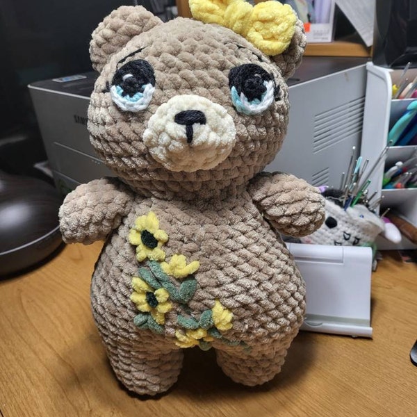 Booty Bear Crochet Pattern PDF - Etsy