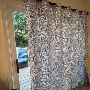 Solid Belgian Linen Curtains Drapery Panel Pair Natural or White ...