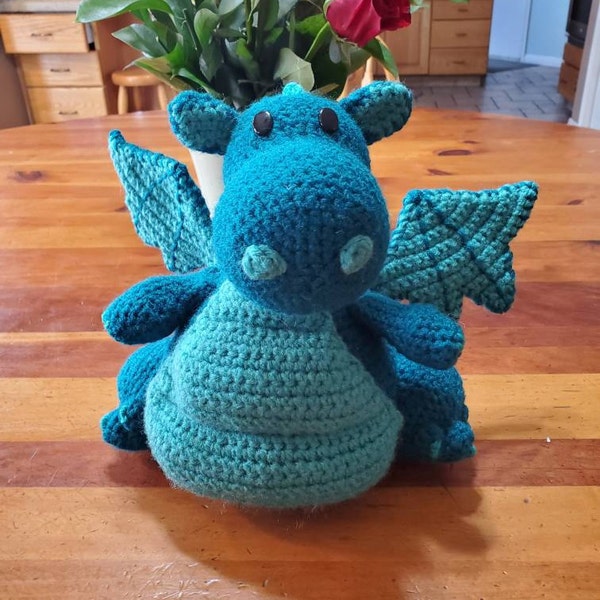 Yoki the Dragon Amigurumi Crochet Pattern - Etsy