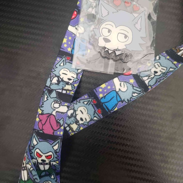 LEGOSHI LANYARD With Pin Beastars - Etsy