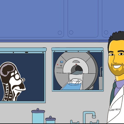 Radiology Technologist Gift Custom Cartoon Portrait / Radiology Tech ...