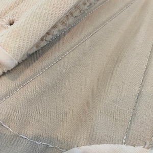 Corset Making Coutil Fabric Black Herringbone 100% Cotton by the Yard ...