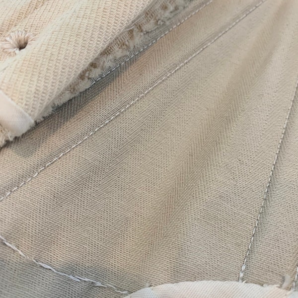 Corset Making Coutil Fabric Black Herringbone 100% Cotton by the Yard ...