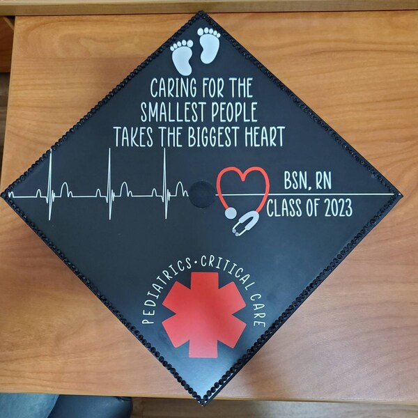 Custom "in Case of Emergency" Graduation Cap Topper, Nursing Graduation ...