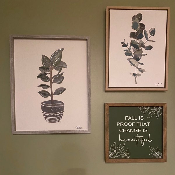 October Eves Fall Sign, Hand-painted Wood Decor for Cozy Autumn ...