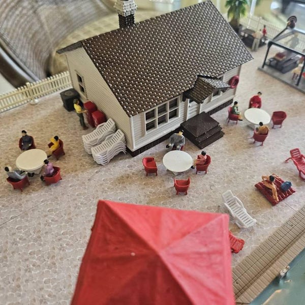 Vintage Bar for Pubs Restaurants Cafes , HO Scale 1:87 Grey Unpainted ...
