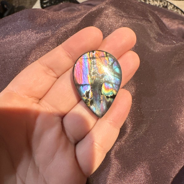 Very Attractive Big Size AAA+ Quality Rainbow Spectrolite Cabochon ...