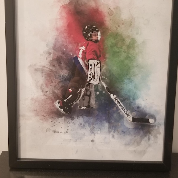 Game Day Personalized Baseball Gift Image Wall Art Painting From Photo ...