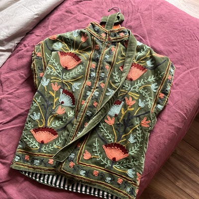 Handmade Patchwork Jackets, Indian Cotton Handmade Winter Jacket Coat ...