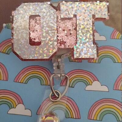 OT Badge Reel OT Badge Clip Occupational Therapist Badge Reel Badge ...