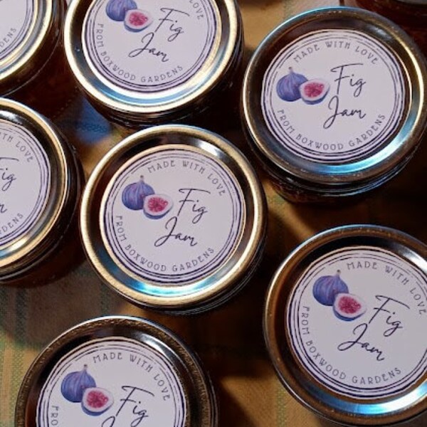 Personalized Jam and Canning Stickers, Custom Lid Labels for Jars ...