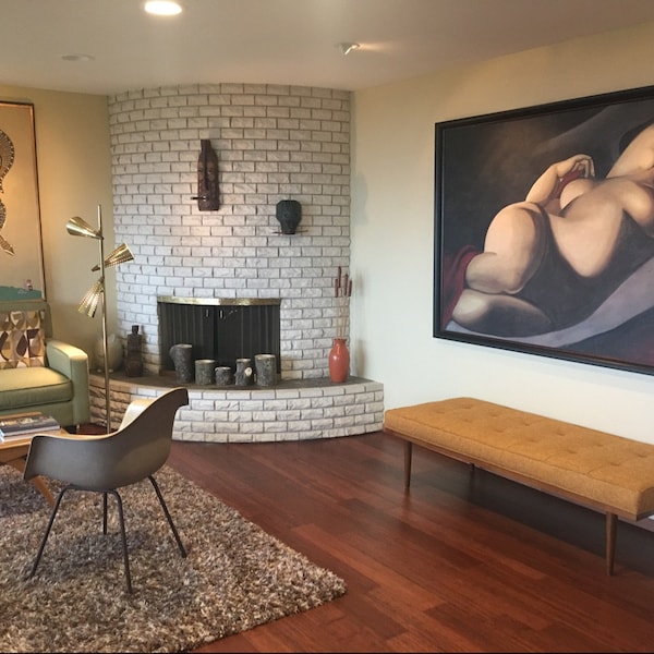 Mid Century Modern Bench Casara Modern Alexandra Bench Seat - Etsy