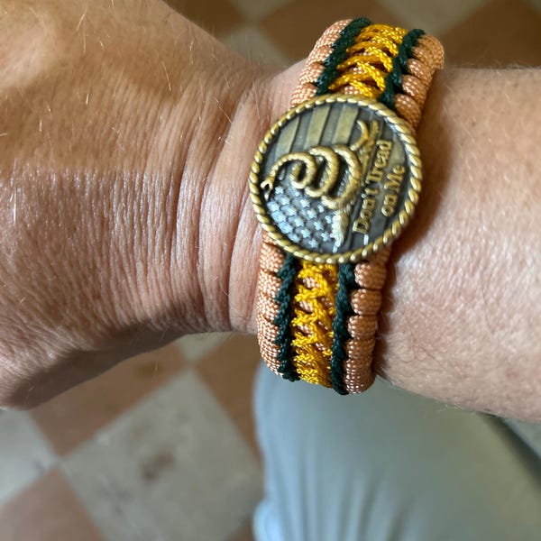 Marine Corps Paracord Bracelet, USMC Gift, Military Gift for Veteran ...