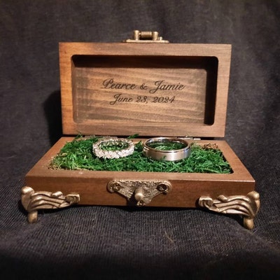 Proposal Ring Box, Ring Box Wedding, Engagement Ring Box Wood. - Etsy