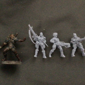 Siren With Trident From dark Sea Legends by Great Grimoire Miniatures ...