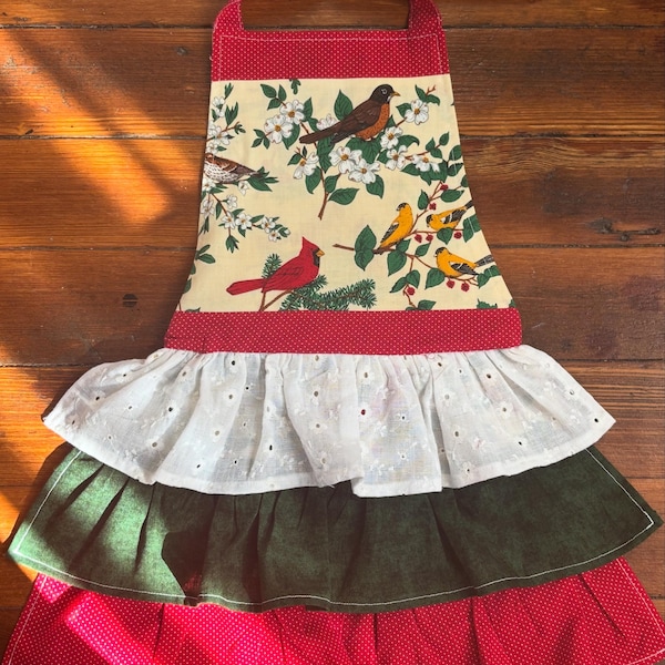 GIRLS APRON, Apron PATTERN, Little Girls Ruffle Apron, Four Sizes ...