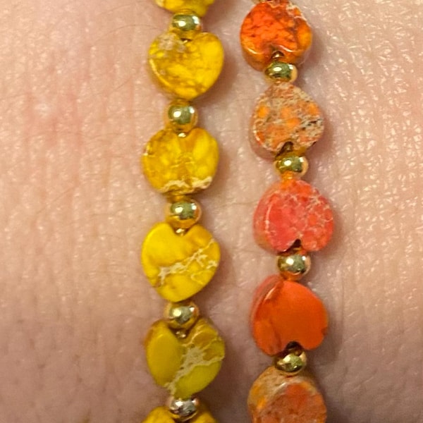 Natural Stone Beaded Bracelet for Women Jewelry Natural Stone Handwoven ...