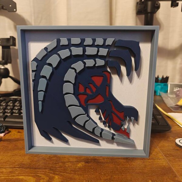 Monster Hunter Tile - Safi'jiiva - 3D Printable Model File - Etsy