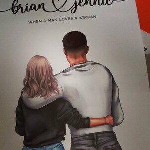 Personalised Couple Print Couples Gift Gift for Her - Etsy