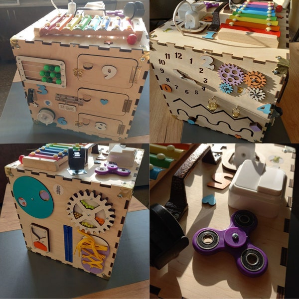 Busy House With Storage, Busy House With Name, Busy House for Kids ...