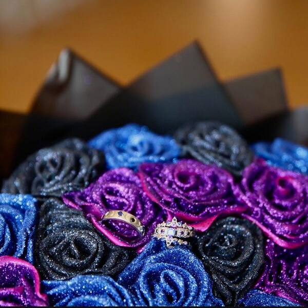 Sage Green & Cream Ribbon Bouquet | 12 Count| Green Ramo| Ramo Buchon ...