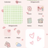 Buy CUTE SAKURA Hand Drawn Icon Pack With Wallpapers Cherry Blossom App ...