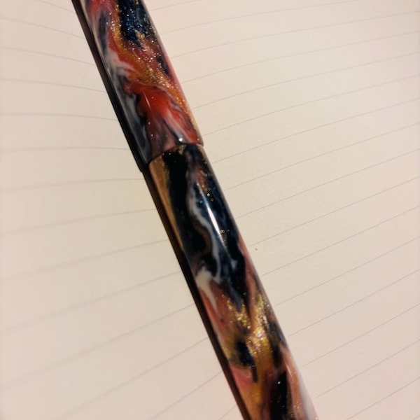 Handmade 'acid Rain' Fountain Pen - Etsy