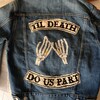 Til Death Do Us Part Custom Embroidered Jean Jacket Til Death Jacket ...