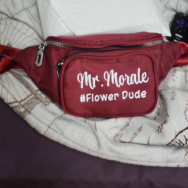 Flower Man Fanny Pack, Flower Dude Custom Fanny Packs, Flower Guy Waist ...