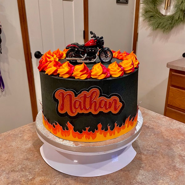 Any ONE Name Cake Topper, Birthday Cake Topper, Glitter Cake Topper ...