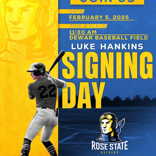 Committed Graphic Signing Day Poster - Custom Designs for Official ...
