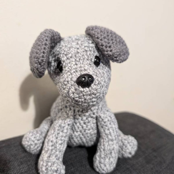 Brindle Staffie Crochet Pattern: Realistic Staffordshire Bull Terrier ...