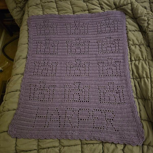 Kobe (cow) Filet Crochet Written Pattern, Instant Downloadable PDF - Etsy