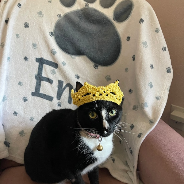 Crochet Pet Crown Pattern - PDF Crochet Pattern - Makes Crown / Tiara ...