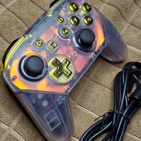 Metallic Gamecube Themed Pro Controller Button Set - Etsy