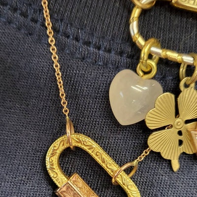 14K Yellow Gold Round Pendant Arrow Pyramid Star Medallion - Etsy