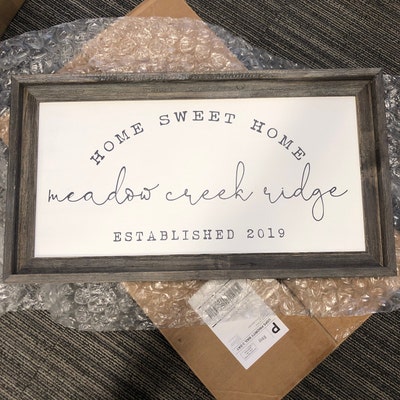 Personalized Home Decor Gift Custom Sign Sayings Design Your Own ...