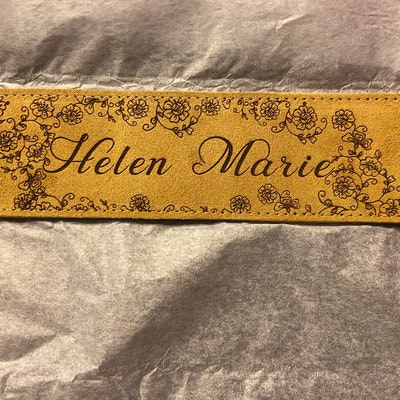 Custom Engraved Suede Guitar Straps Custom Guitar Straps - Etsy