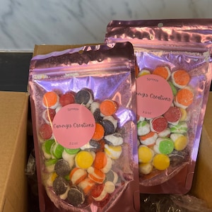 Sour Wildberry Rainbow Splits/ Sour Freeze Dried Candy - Etsy