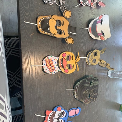 Five Nights at Freddy's Masks FNAF for Birthday's or Any Party Instant ...