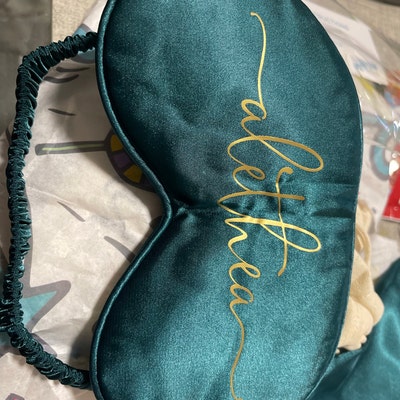 Custom Eye Mask Personalized Sleep Mask Custom Satin Eye - Etsy