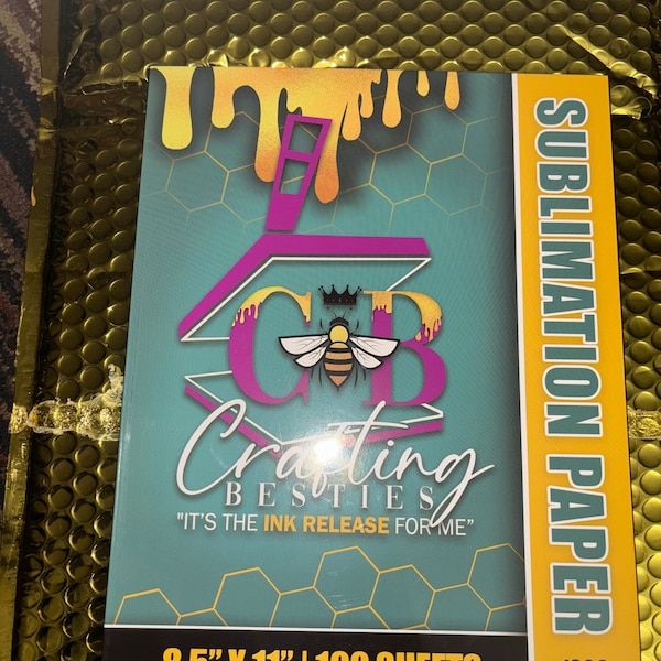Crafting Besties ® Sublimation Paper | 8.5x11 | 120g-123g - Etsy