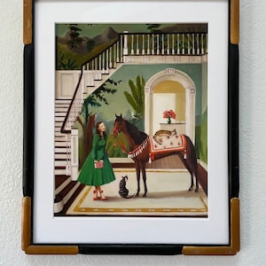 A House Horse Called Rousseau. Art Print. Janet Hill Studio - Etsy